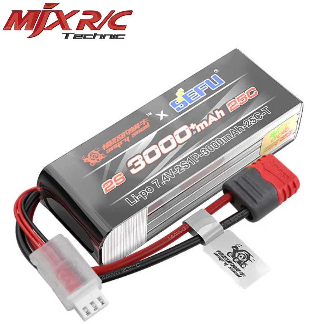 MJX 910120019 HYPER GO 2S 25C 7.4V 3000mAh T-Plug Lipo Battery – Naughty Boy RC