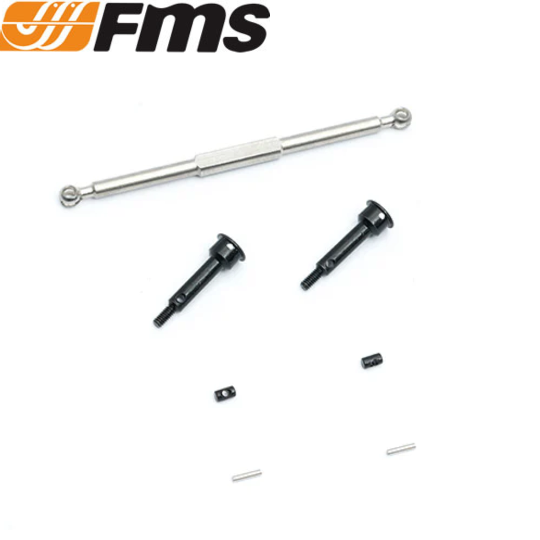 FMS C3415 FCX24M Universal Drive Shaft Set Front – Naughty Boy RC