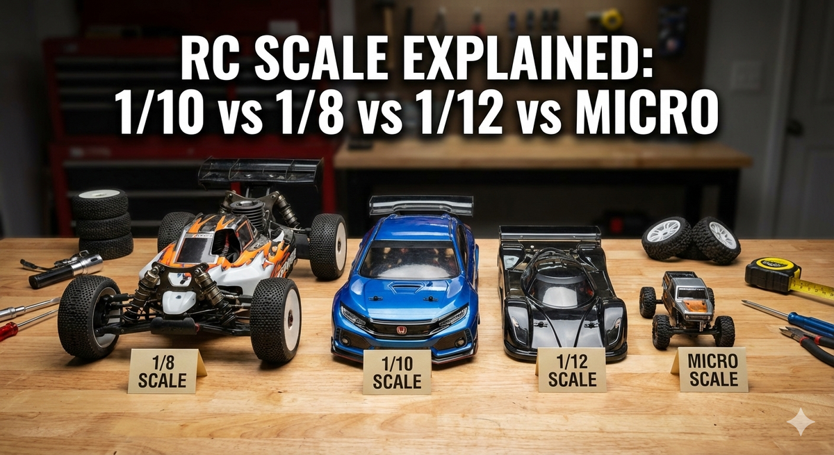 RC Scale Explained: 1/10, 1/8, 1/12, and Micro Sizes – Naughty Boy RC