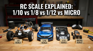 RC Scale Explained: 1/10, 1/8, 1/12, and Micro Sizes – Naughty Boy RC