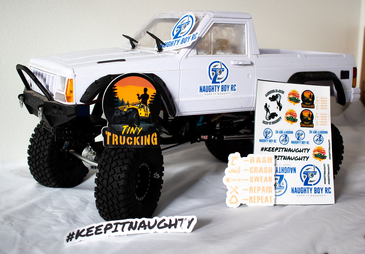 AWESOME RC Cars Stickers & Decals Radio Control Scale FUN! – Naughty Boy RC