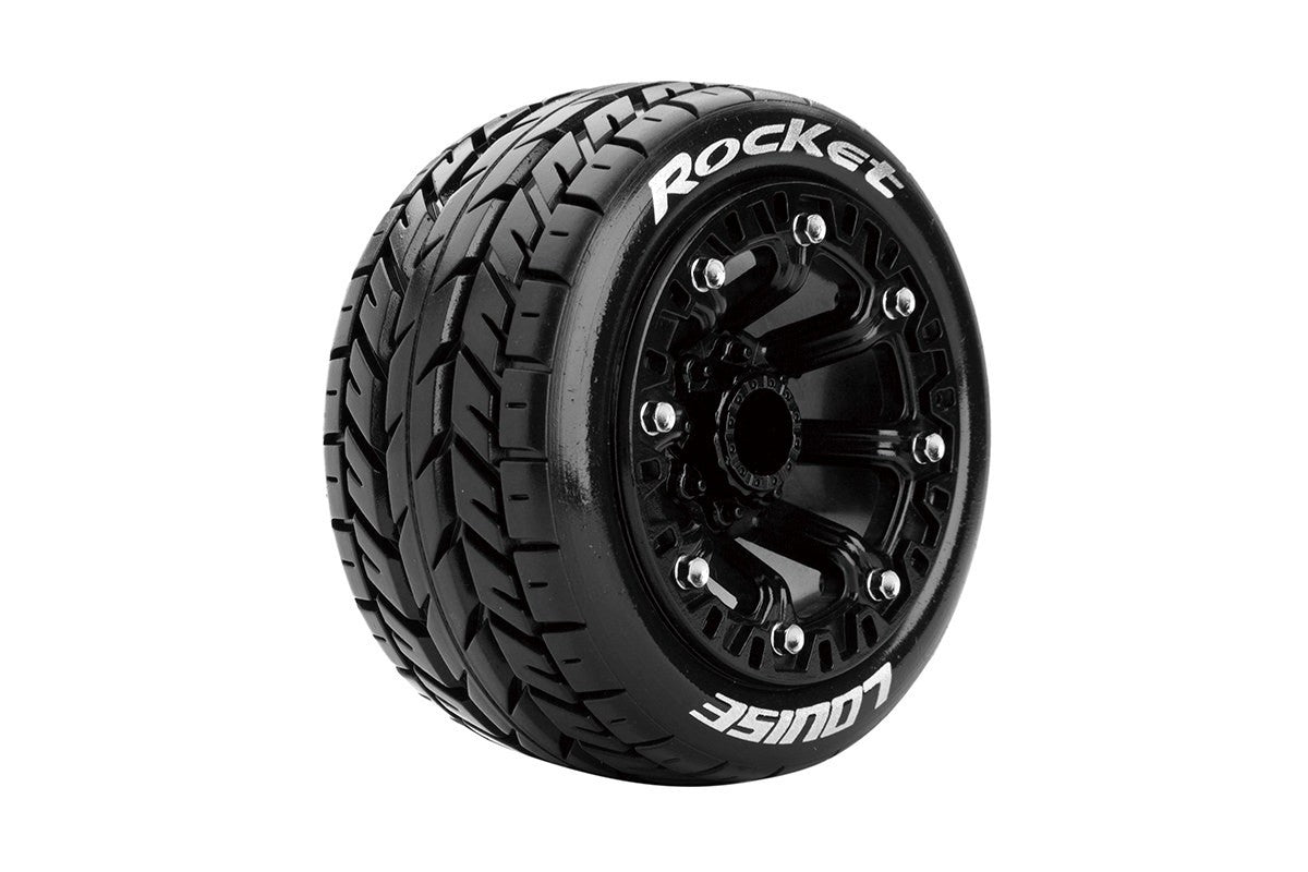 Louise ST-Rocket 1/16 2.2" Stadium Truck Tires 12mm Soft Mounted (2 ...