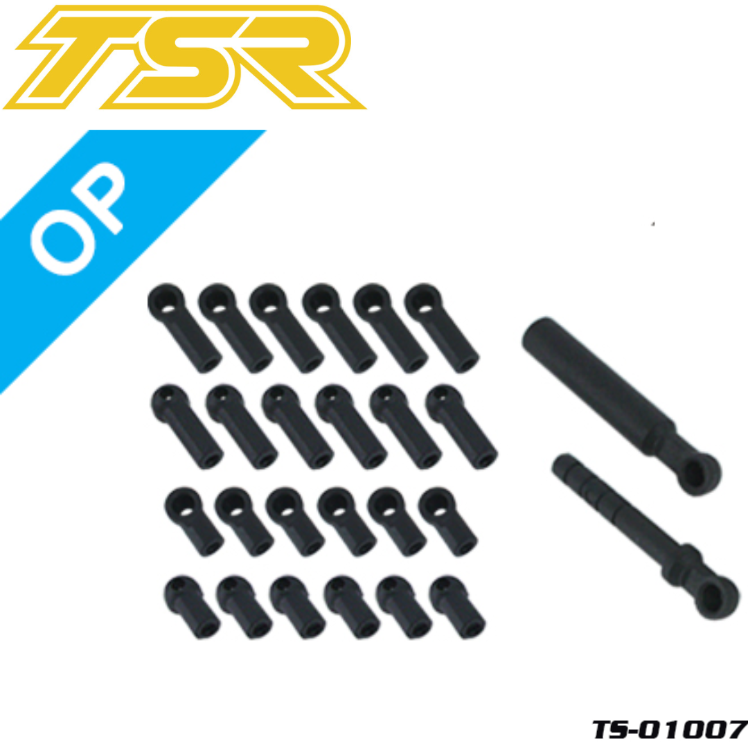 Team Saxo TS01007 Ball Stud Rod End Set – Naughty Boy RC