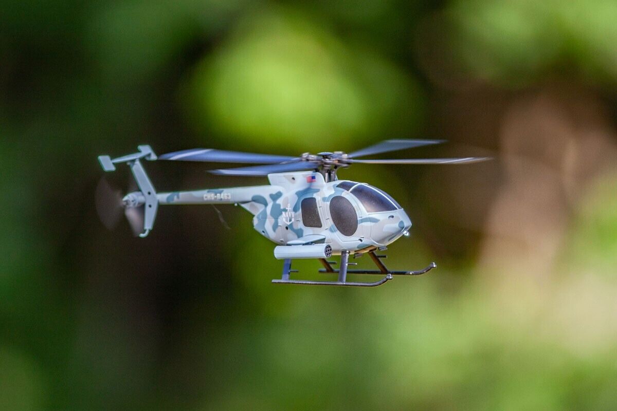 Rage RC Hero-Copter Helicopter 4-Blade RTF Military Navy w Stability ...