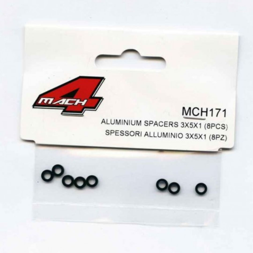 MACH4 MCH171 Aluminum Spacer 3X5X1 – Naughty Boy RC