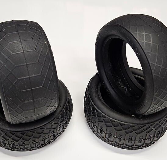 Lugz RC Ghost Barz 1/10 Rear Buggy Tires & Inserts Indoor Clay 2wd 4wd ...