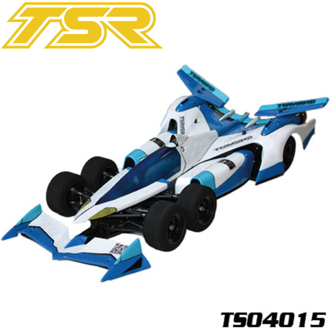 Team Saxo TS04015 F1-Future 1/10 Clear Body RC Fighter Jet – Naughty Boy RC