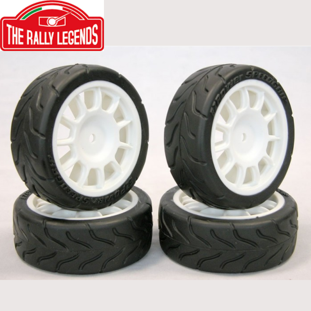 The Rally Legends RC Car SPEEDGRIP Tires w Challenge Rims (4) – Naughty ...