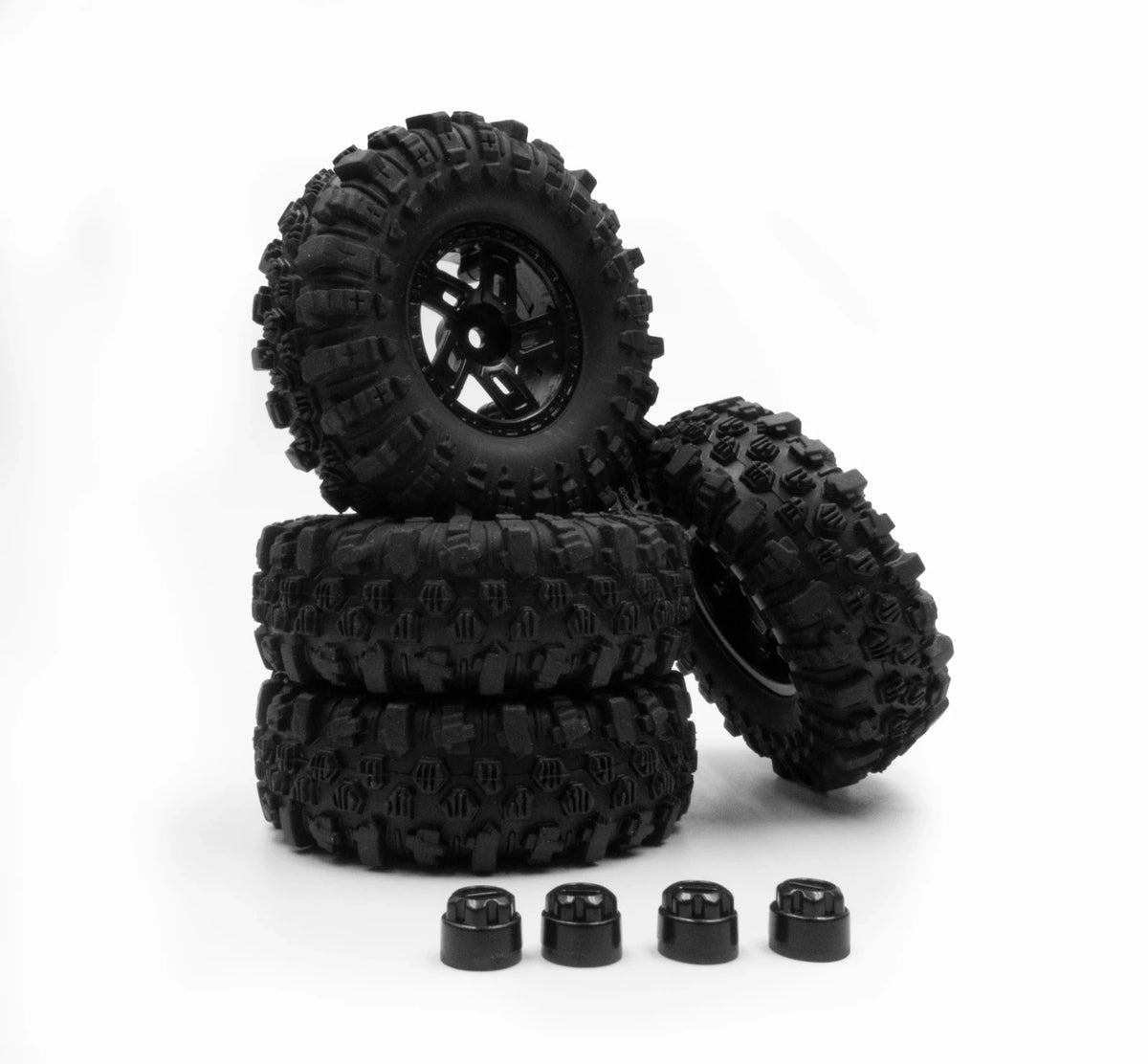 Hobby Plus HBP240370 1.2inch Mudder-XL Extra Soft Sticky Tire 68mm & W ...