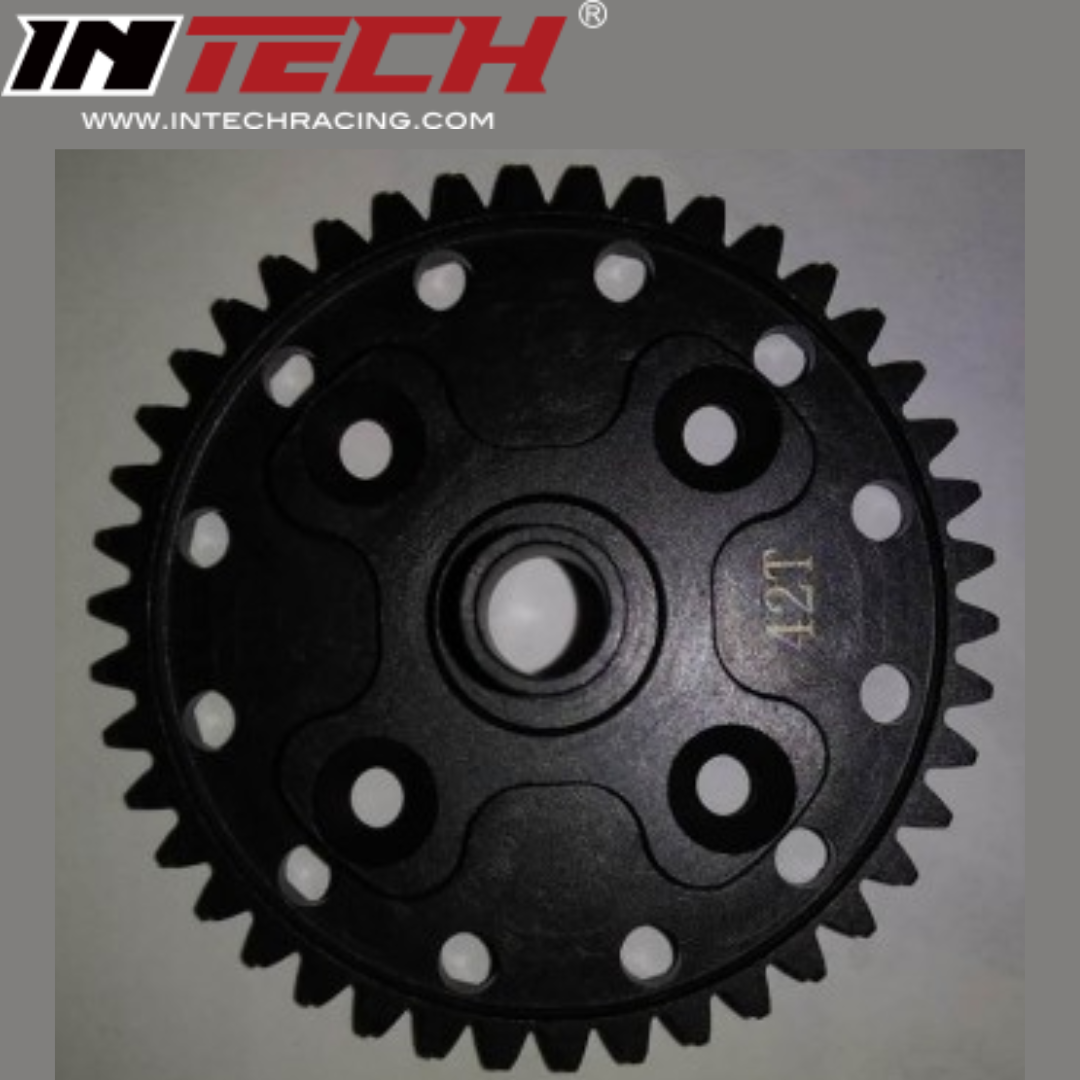 INTECH Racing 200006 42T Steel Spur Gear ERSC-10 BR-6 BR-6E – Naughty ...