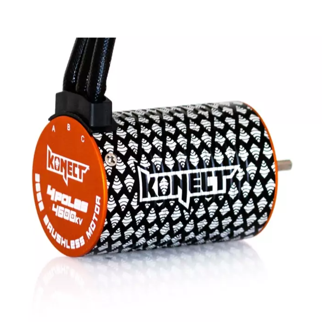 Konect Brushless Combo 4600kv Motor 50A Waterproof ESC + Program Card ...