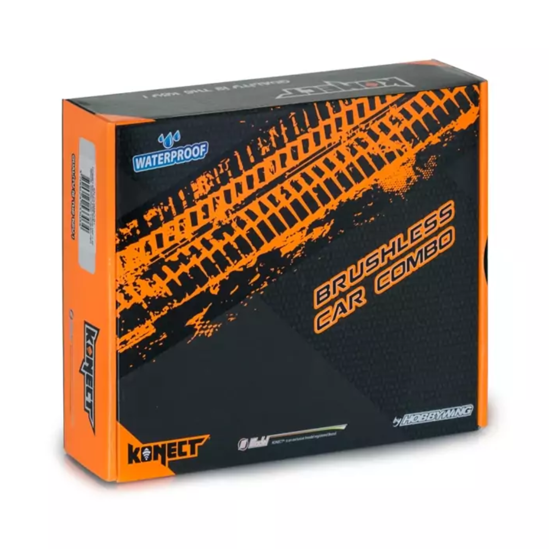 Konect Brushless Combo 3500kv Motor 50A Waterproof ESC + Program Card ...